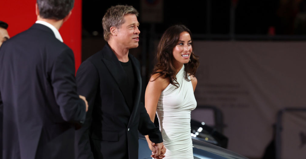 Brad Pitt Makes Red Carpet Debut With New Girlfriend At Venice Film ...