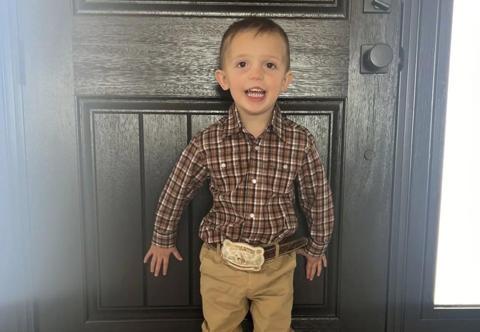 ‘LEVI WOKE UP’: Rodeo star Spencer Wright’s 3-year-old son makes ...