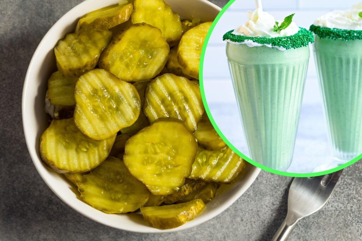 Pickle milkshakes: New internet trend is dividing the crowds